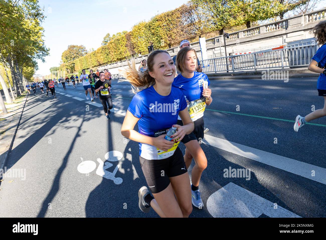(C) Denis TRASFI / MAXPPP - à Paris le 09-10-2022 VREDESTEIN les 20km ...