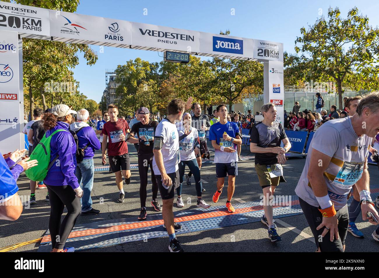 (C) Denis TRASFI / MAXPPP - à Paris le 09-10-2022 VREDESTEIN les 20km ...