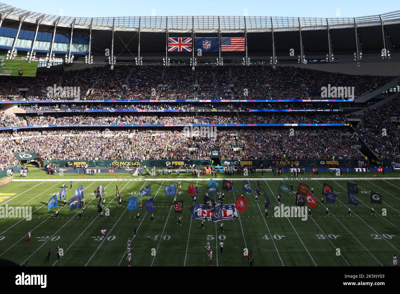 London, UK. 9th October 2022; Tottenham Hotspur Stadium. Tottenham ...