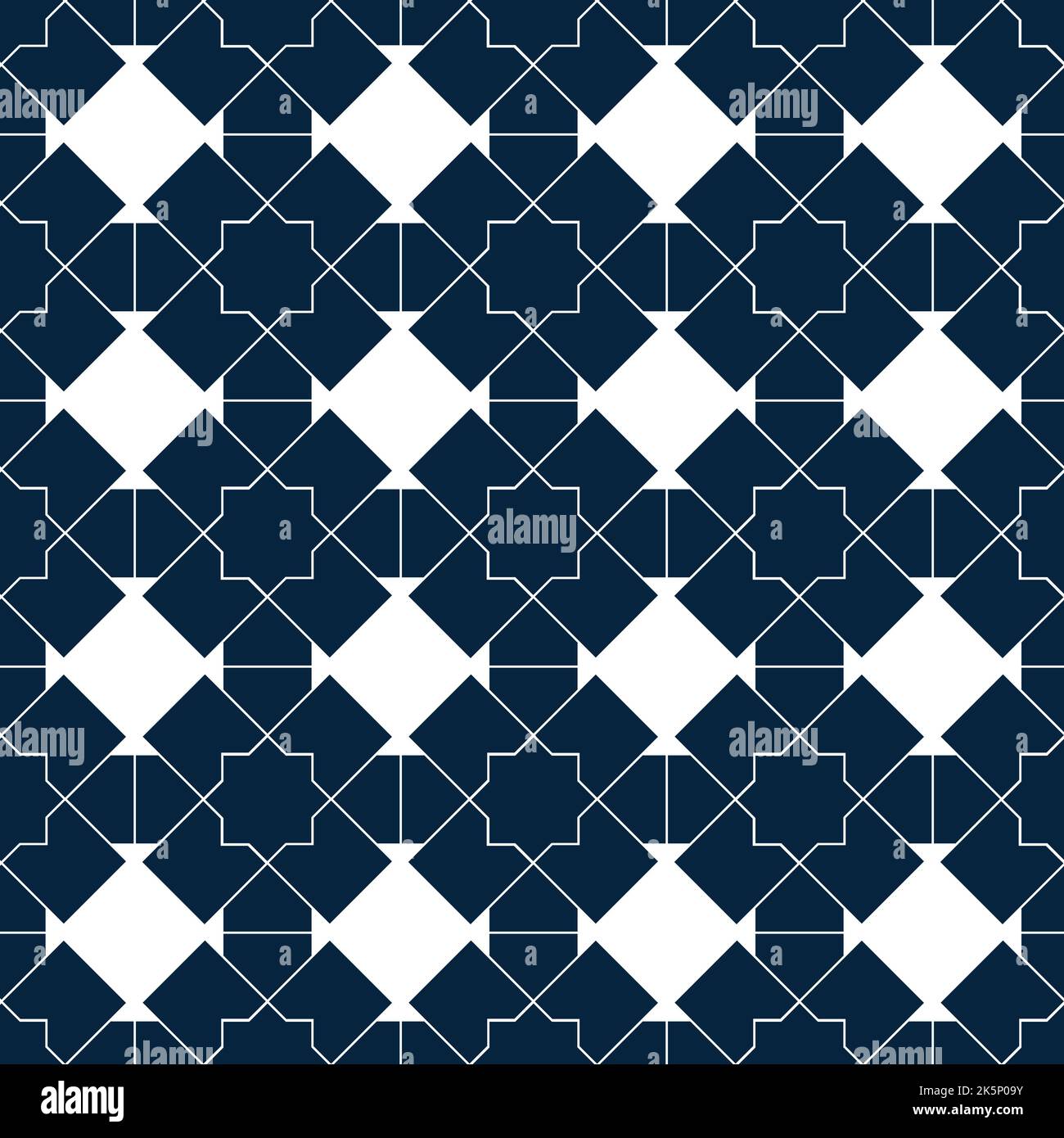 Islamic seamless pattern. White Geometric ornaments based on ...