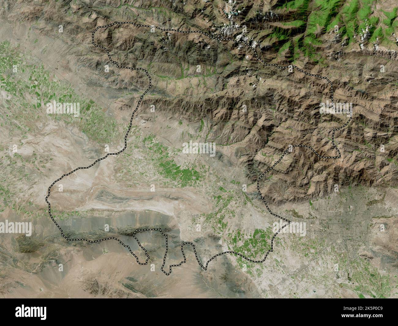 Alborz, province of Iran. High resolution satellite map Stock Photo - Alamy