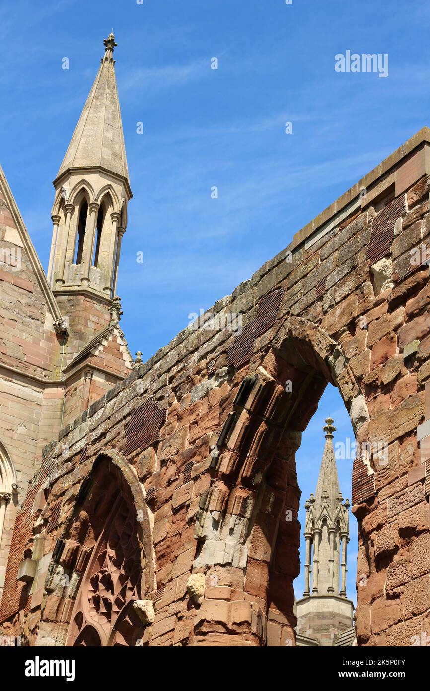 Choir transept of Worcester Cathedral Stock Photo - Alamy
