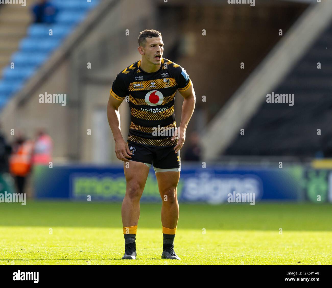 Coventry, UK. 09th Oct, 2022. Ryan Mills of Wasps Rugby during the ...