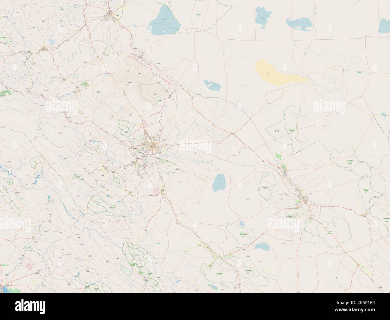 Esfahan outline map hi-res stock photography and images - Alamy