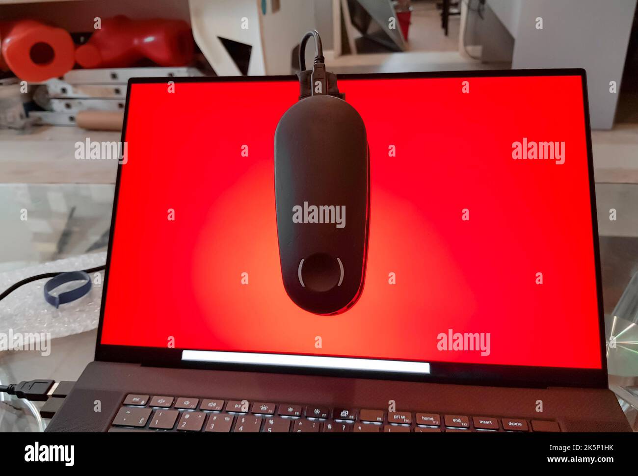 Calibration Of Laptop Led White Screen Monitor Color Computer Display