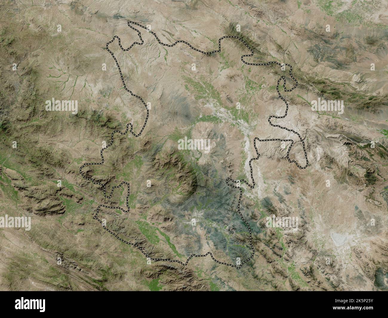 Hamadan, province of Iran. High resolution satellite map Stock Photo ...