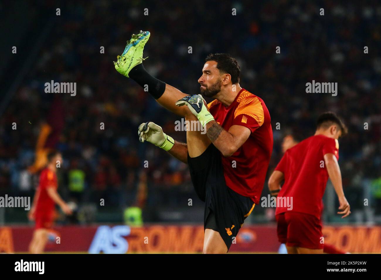 Rome, Italy 9th October 2022: Rui Patricio of AS Roma gestures during ...