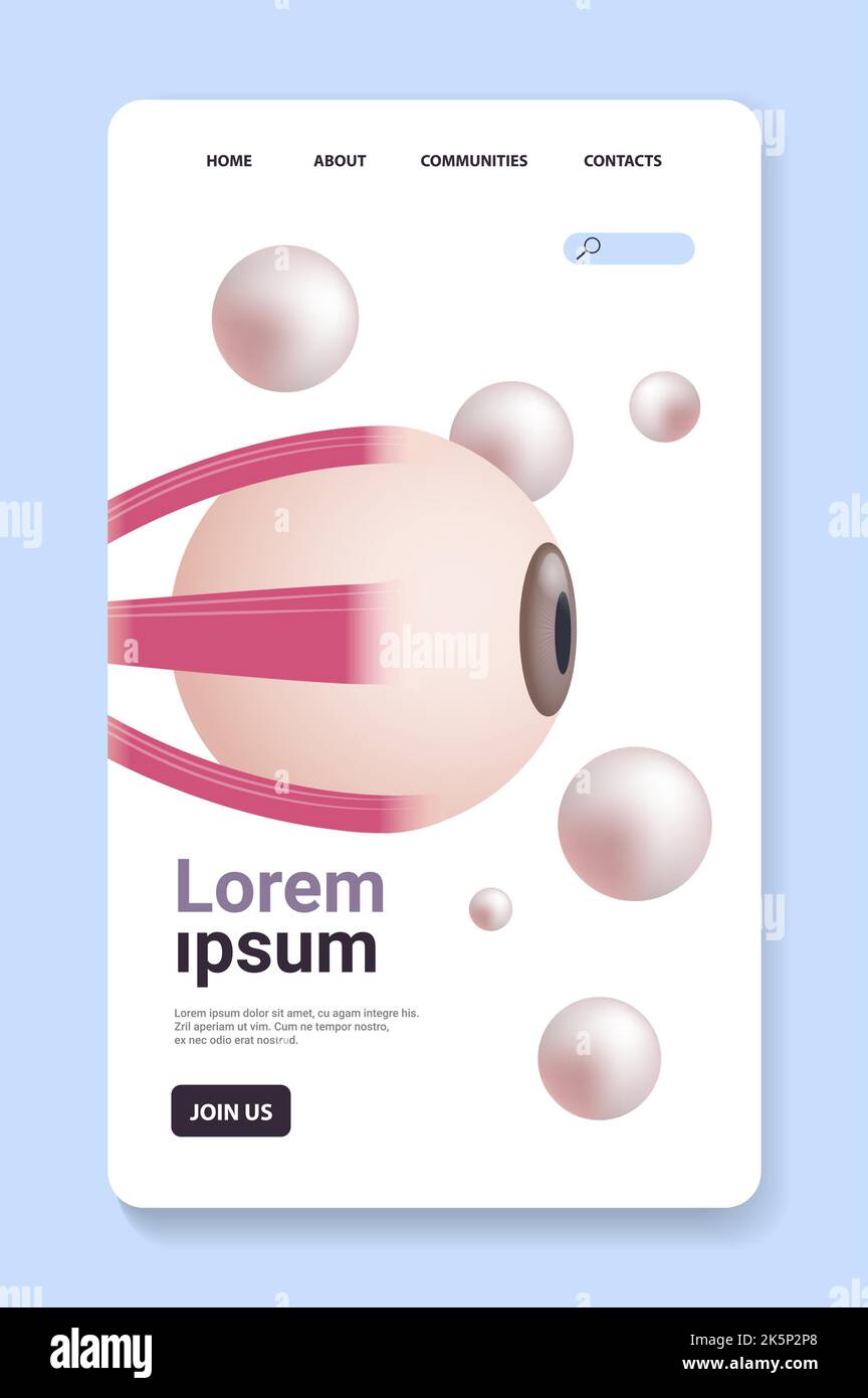 human eye icon internal organ structure detailed eyeball medical ...