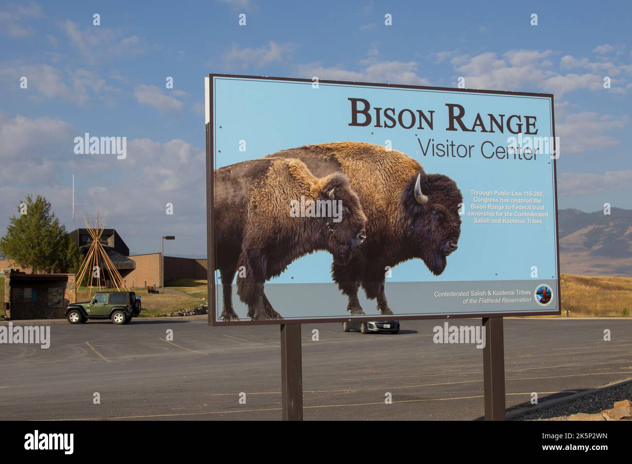 National bison range sign hi-res stock photography and images - Alamy