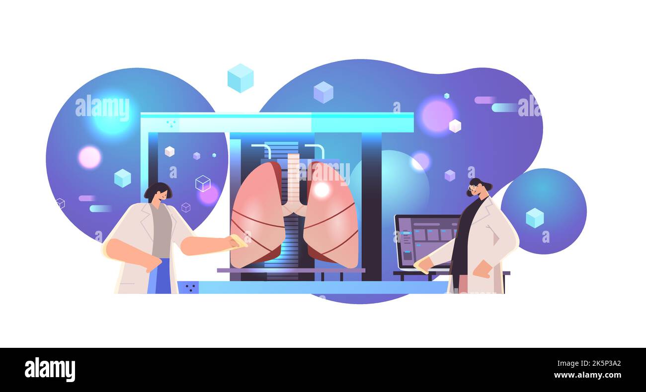 researchers prints lungs model on 3d bio printer medical printing of ...