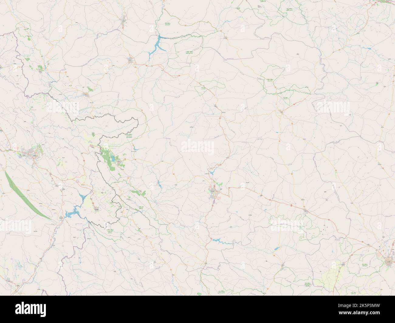 Map of kordestan hi-res stock photography and images - Alamy