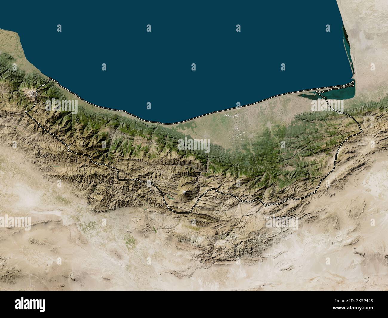 Mazandaran outline map hi-res stock photography and images - Alamy