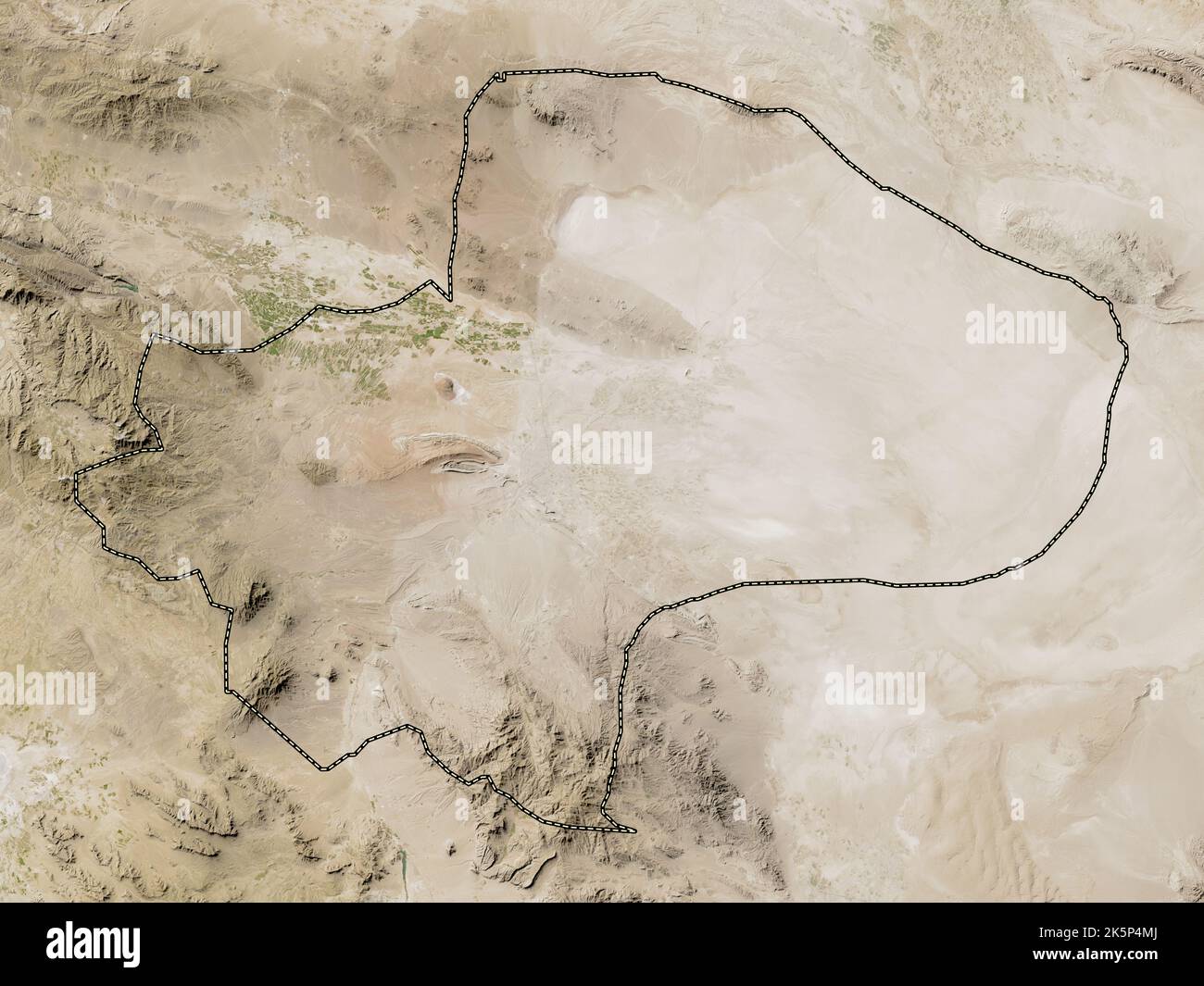 Qom, province of Iran. Low resolution satellite map Stock Photo - Alamy