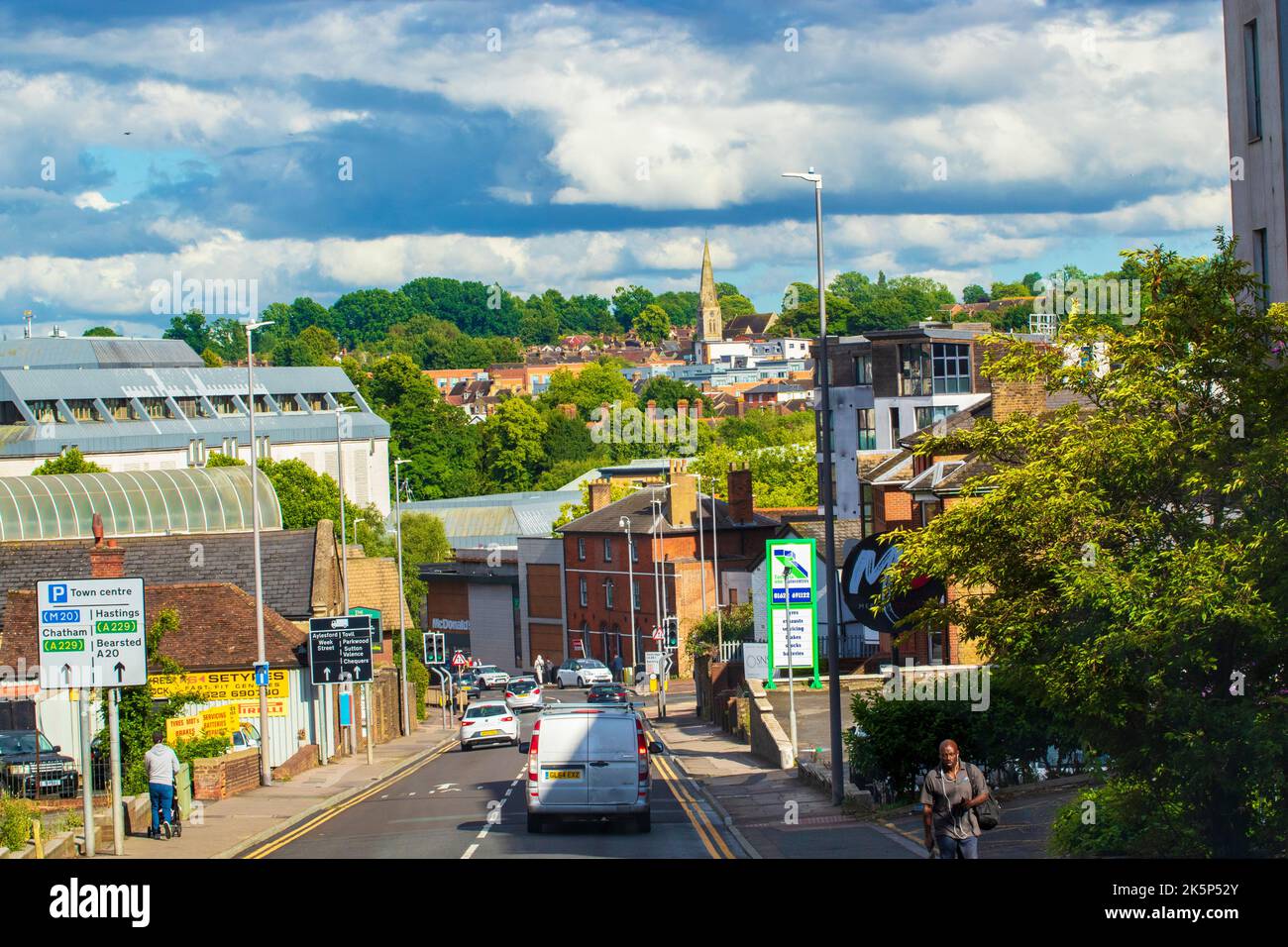Maidstone is the largest town in Kent, England, of which it is the ...