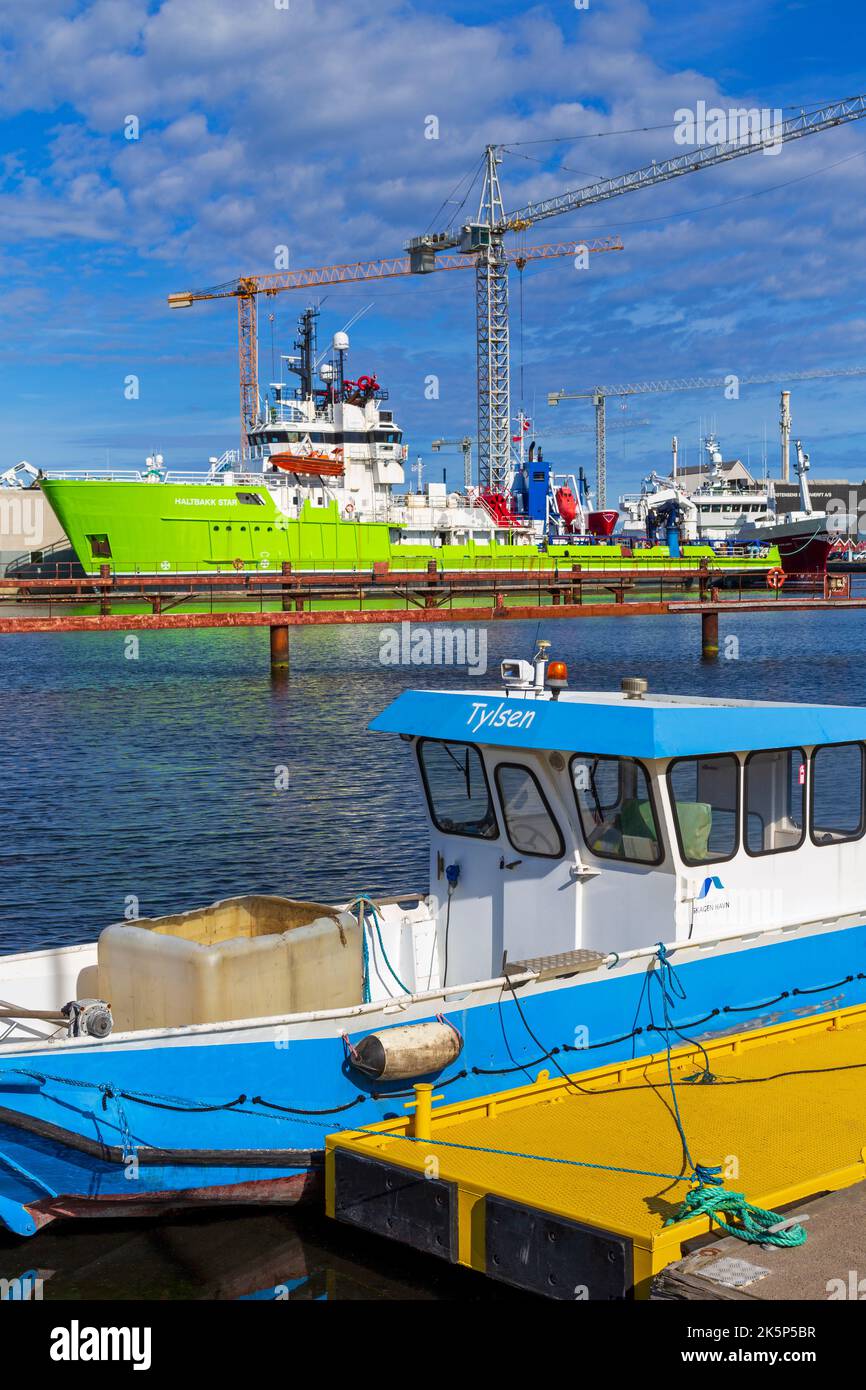 Oil Rig supply ship, Skagen, Denmark, Europe Stock Photo - Alamy