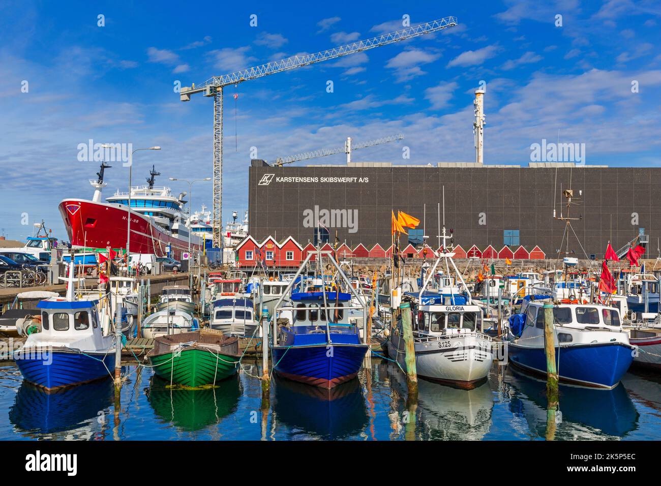 Port of Skagen, Denmark, Europe Stock Photo - Alamy