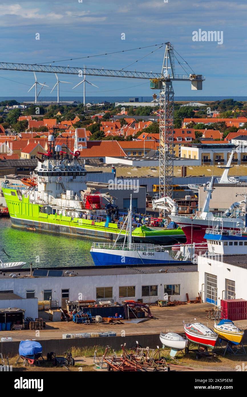 Port of Skagen, Denmark, Europe Stock Photo - Alamy