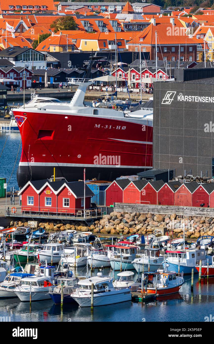 Port of Skagen, Denmark, Europe Stock Photo - Alamy
