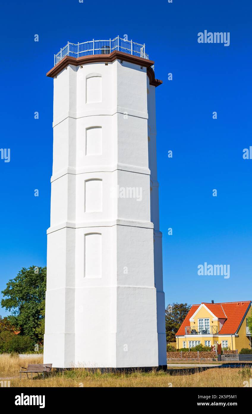 The White Lighthouse,Skagen, Denmark, Europe Stock Photo - Alamy