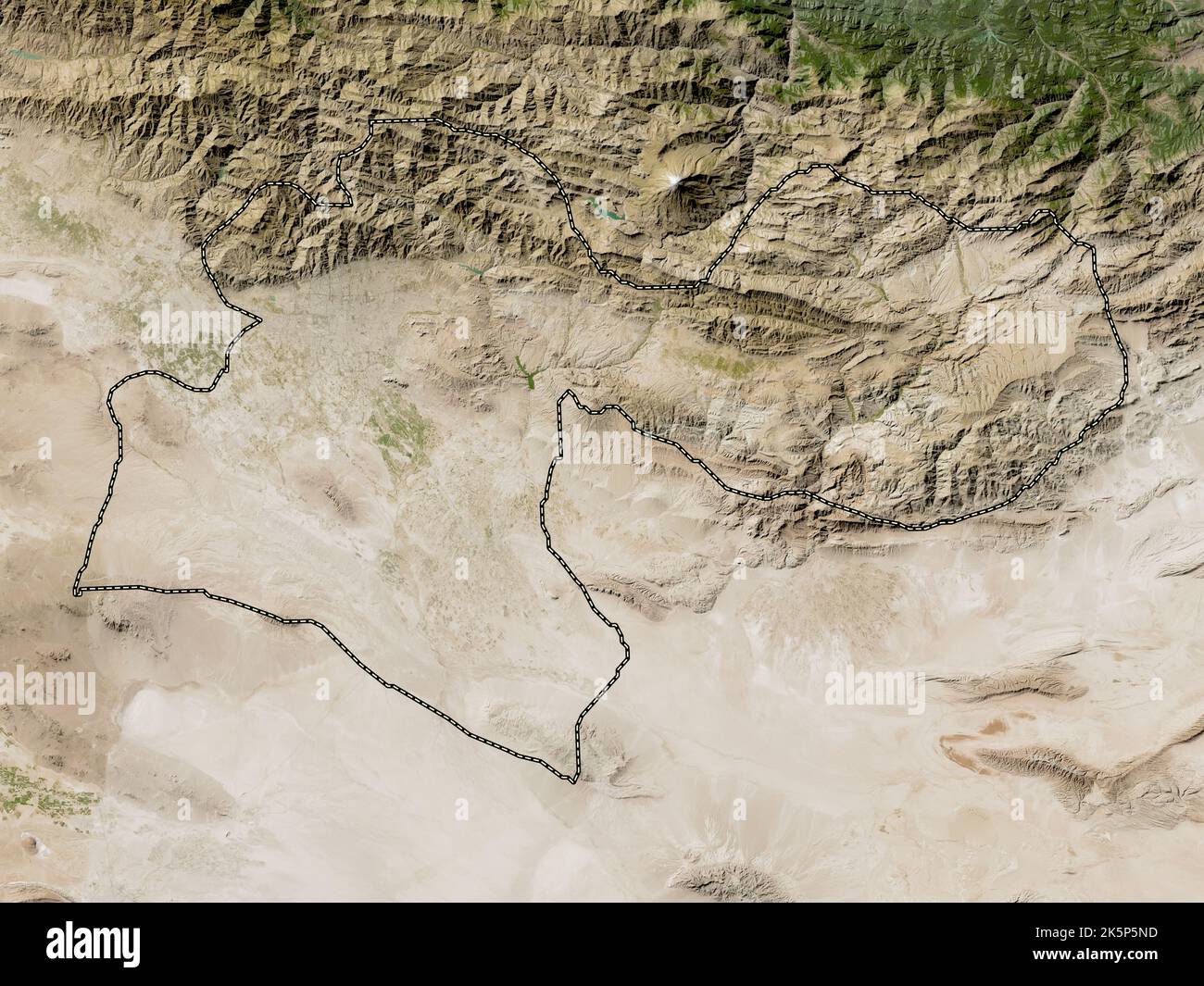 Tehran, province of Iran. Low resolution satellite map Stock Photo - Alamy
