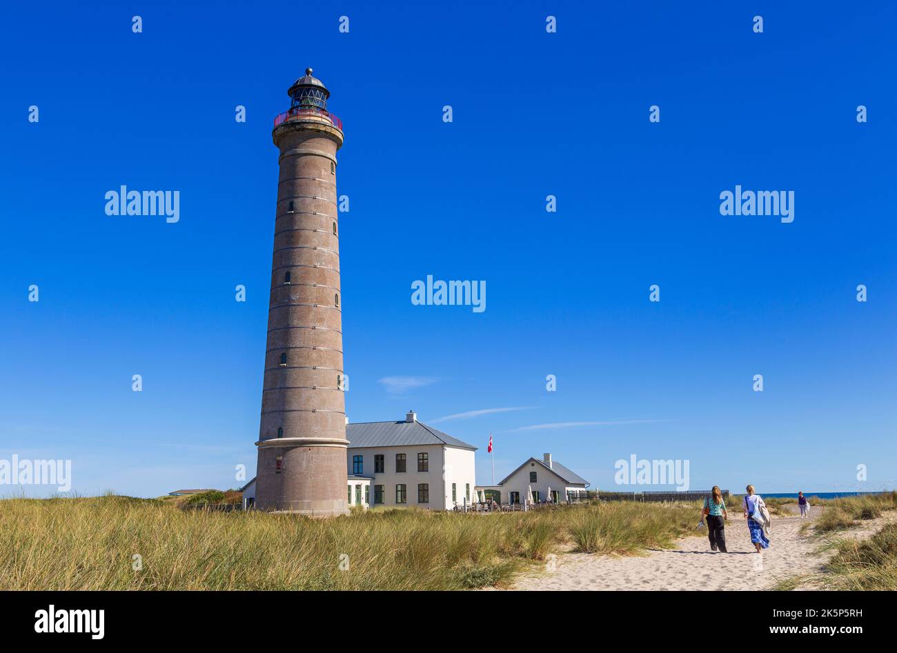 The Grey Lighthouse,Skagen, Denmark, Europe Stock Photo - Alamy