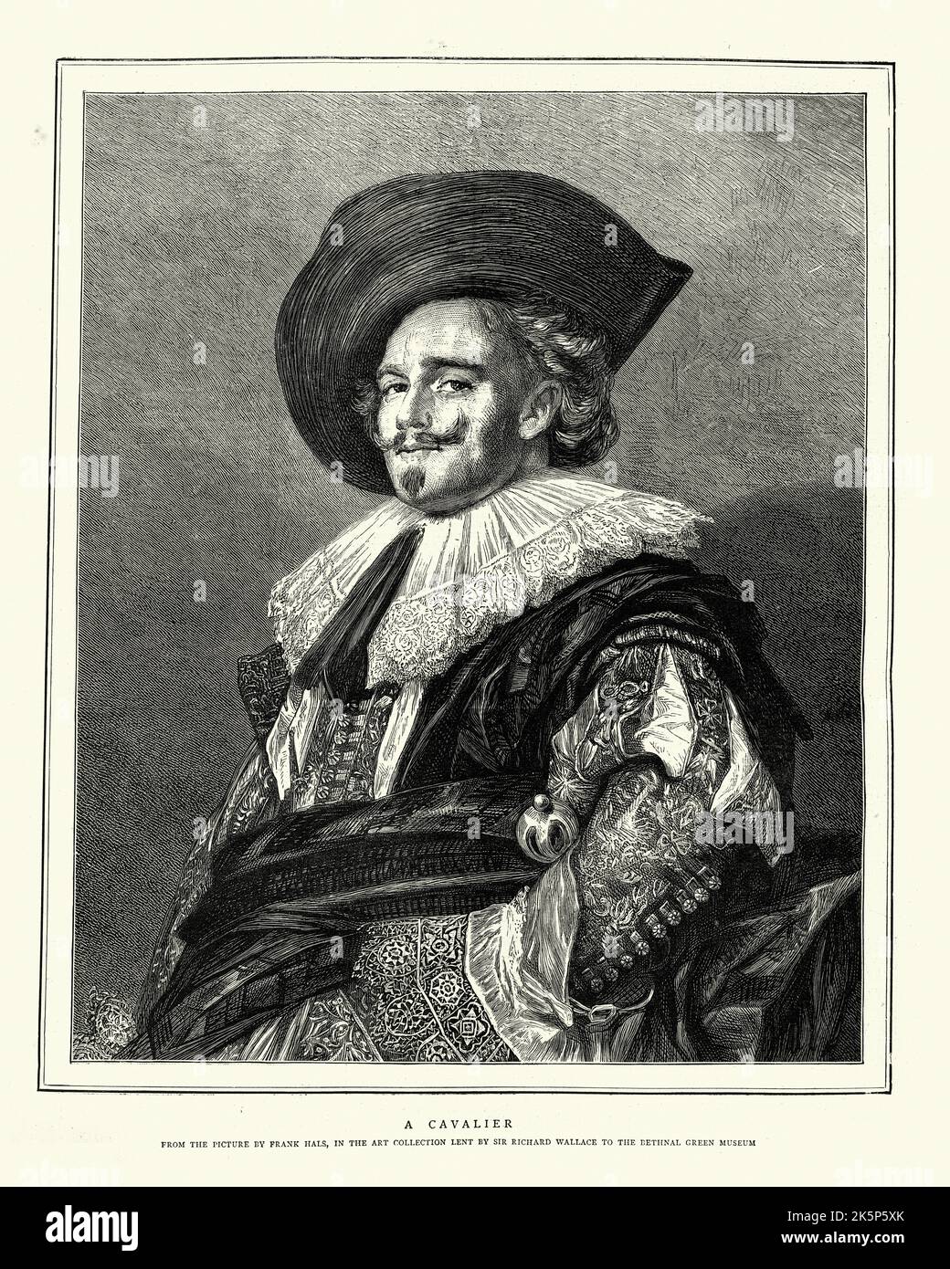 The Laughing Cavalier (1624) is a portrait by the Dutch Golden Age painter Frans Hals Stock ...