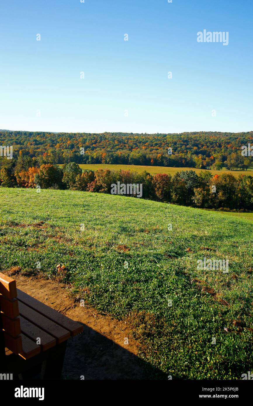 Malabar Farm State Park Seen From Mount Jeez, Ohio Stock Photo - Alamy