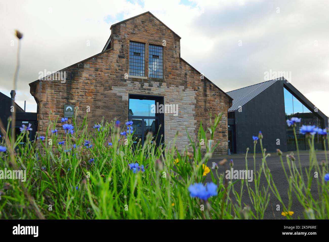 The Engine Shed Stirling Stock Photo - Alamy