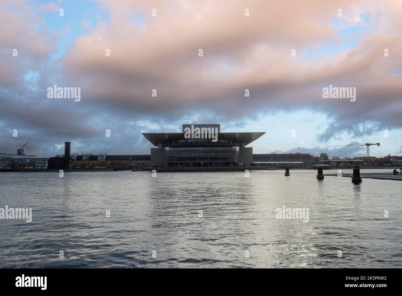 Copenhagen, Denmark. October 2022. Panoramic view of the Copenaghen ...