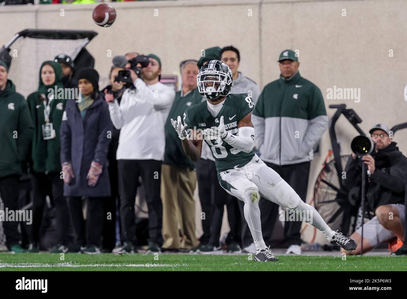 East Lansing, Michigan, USA. 8th Oct, 2022. Michigan State Spartans ...