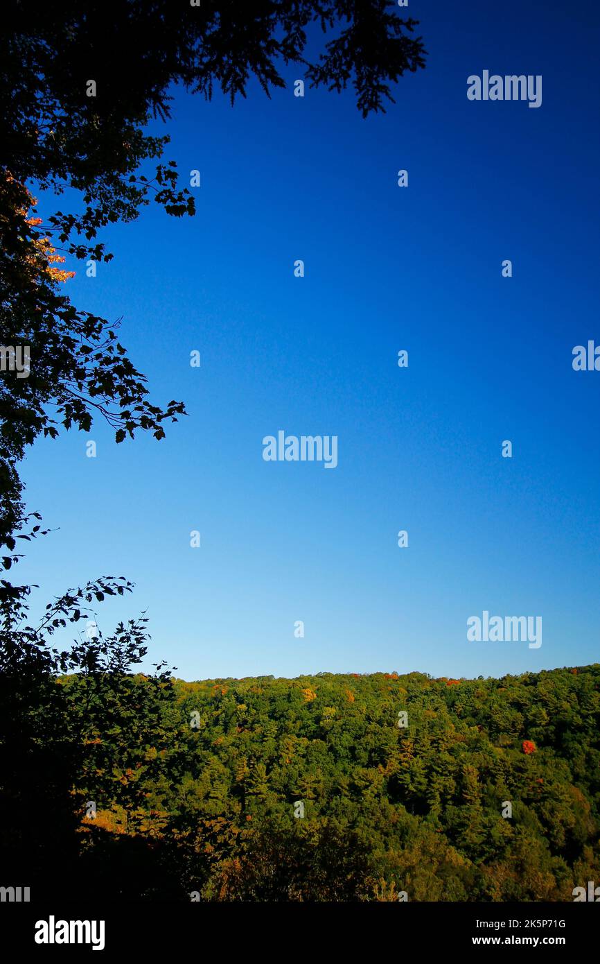 Mohican Gorge Overlook, Mohican State Park, Ohio Stock Photo - Alamy