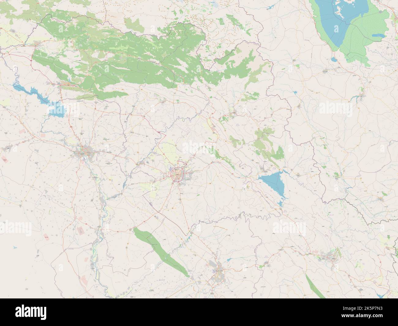 Arbil, province of Iraq. Open Street Map Stock Photo - Alamy