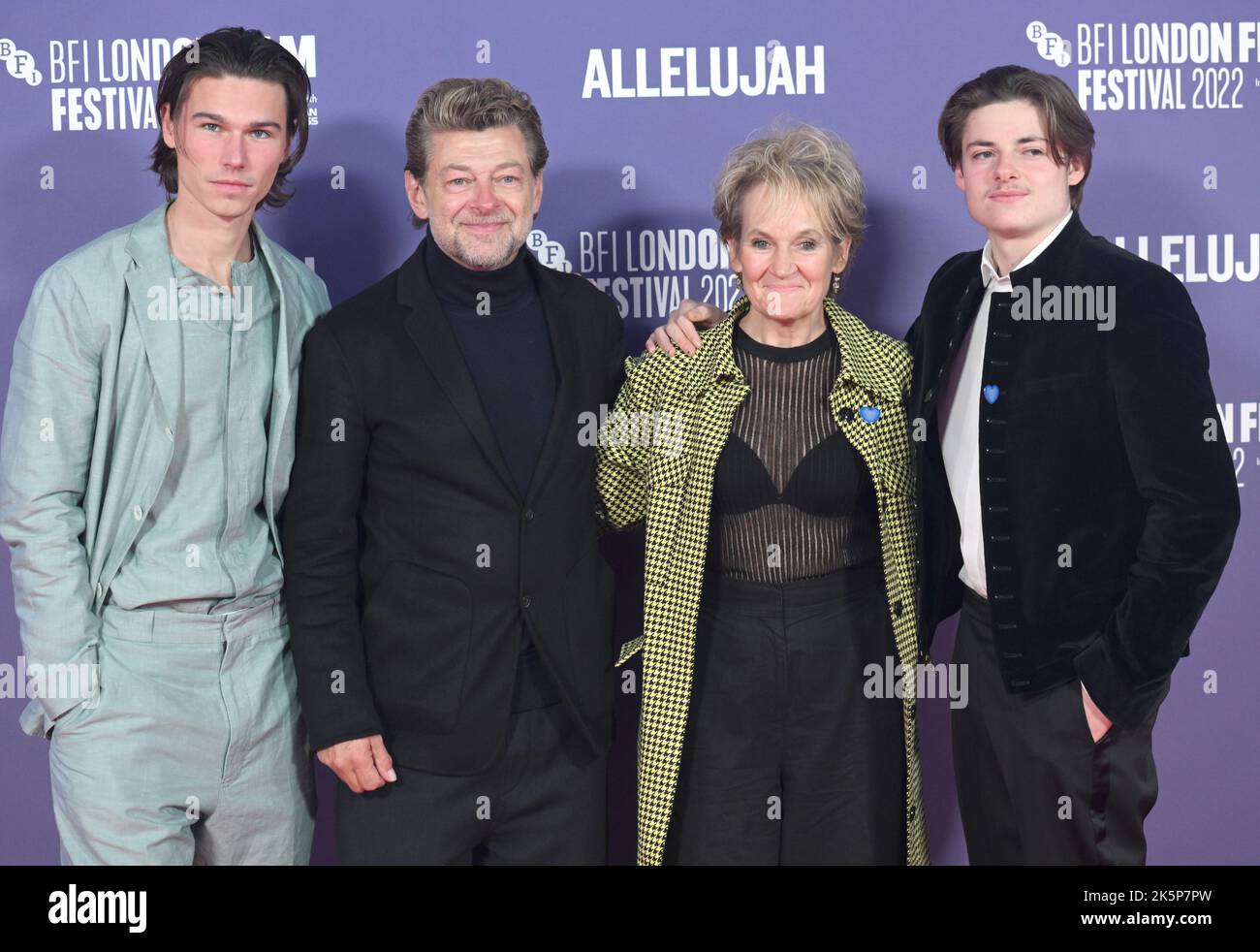 Photo Must Be Credited ©alpha Press 085000 09102022 Lorraine Ashbourne Andy Serkis With Their