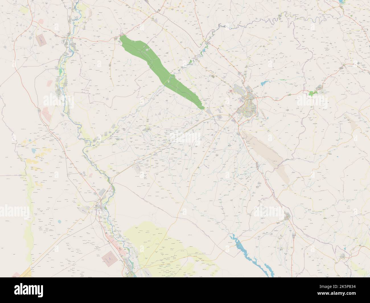 At-Ta'mim, province of Iraq. Open Street Map Stock Photo - Alamy