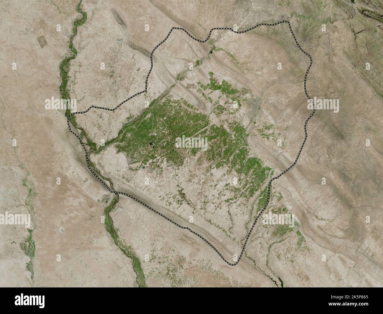 At-Ta'mim, province of Iraq. High resolution satellite map Stock Photo ...