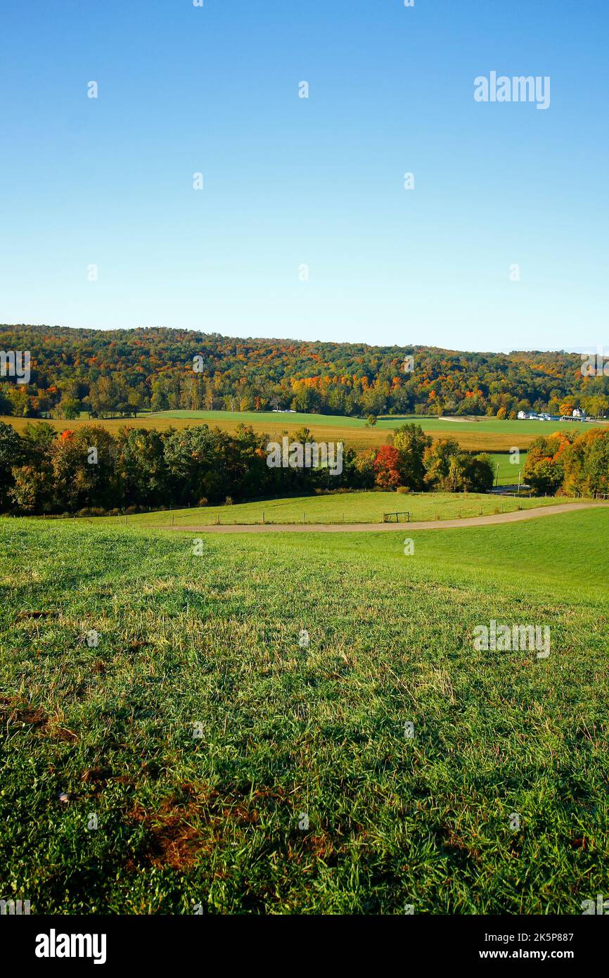 Malabar Farm State Park Seen From Mount Jeez, Ohio Stock Photo - Alamy