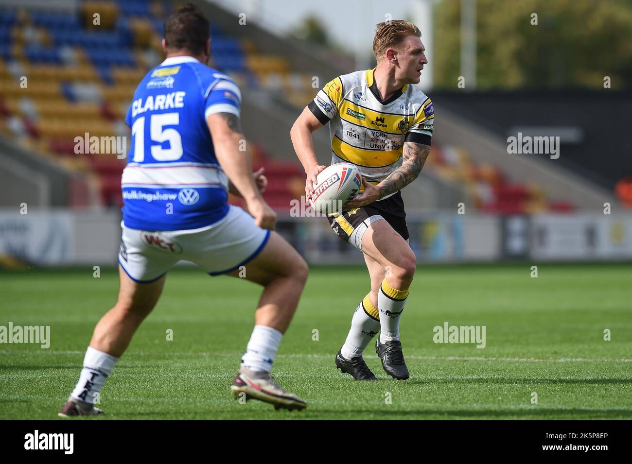 York, England -11th September 2022 - Liam Harris of York Knights in ...