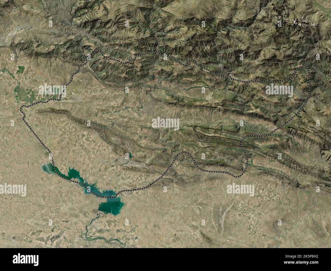 Dihok, province of Iraq. High resolution satellite map Stock Photo - Alamy