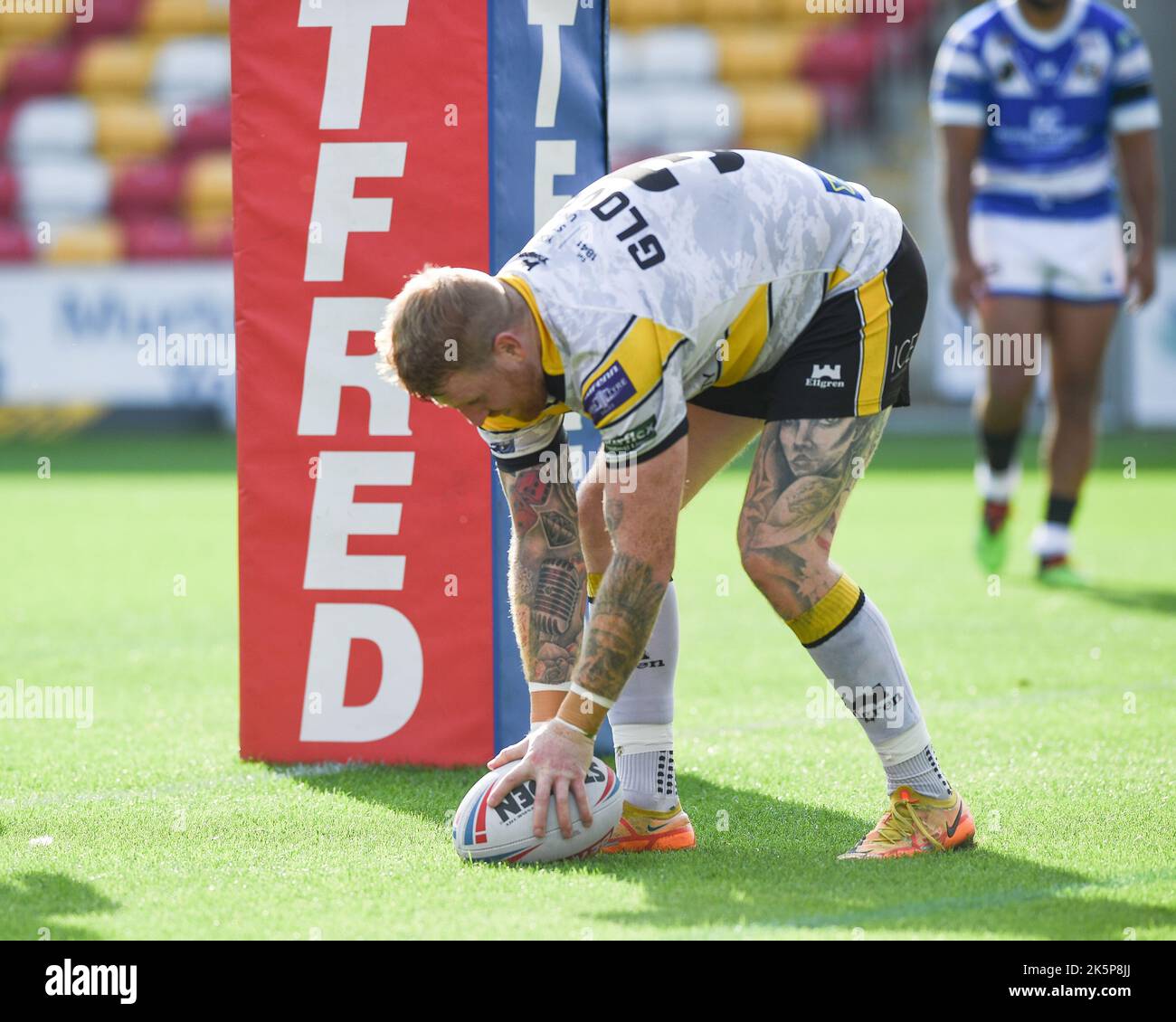 York, England -11th September 2022 - James Glover of York Knights ...