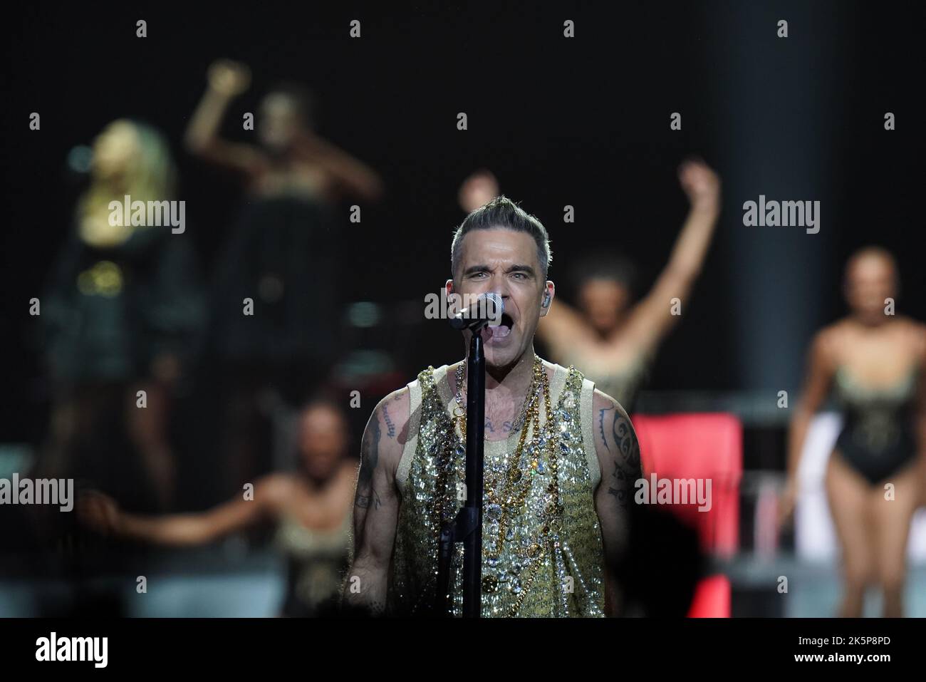 EDITORIAL USE ONLY. Not for use after November 5, 2022 Robbie Williams ...