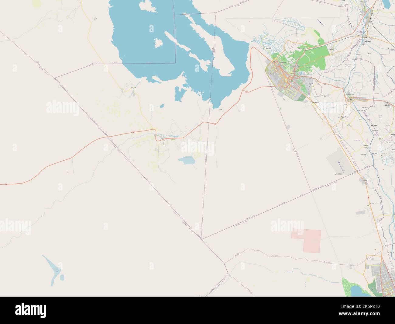 Map of karbala hi-res stock photography and images - Alamy
