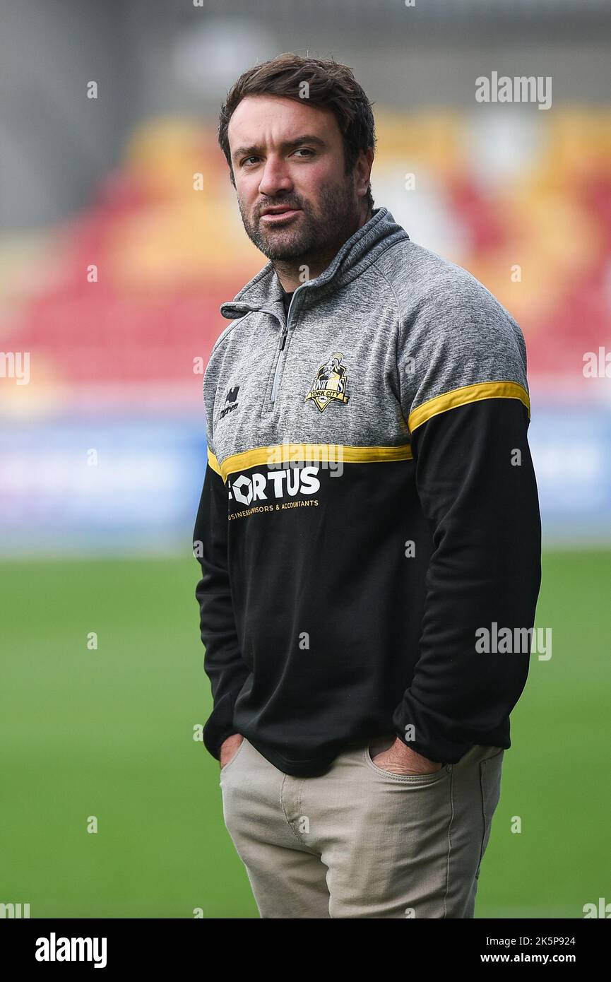 York, England -11th September 2022 - James Ford Head Coach of York ...