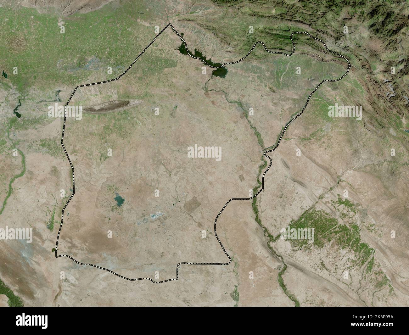 Ninawa, province of Iraq. High resolution satellite map Stock Photo - Alamy