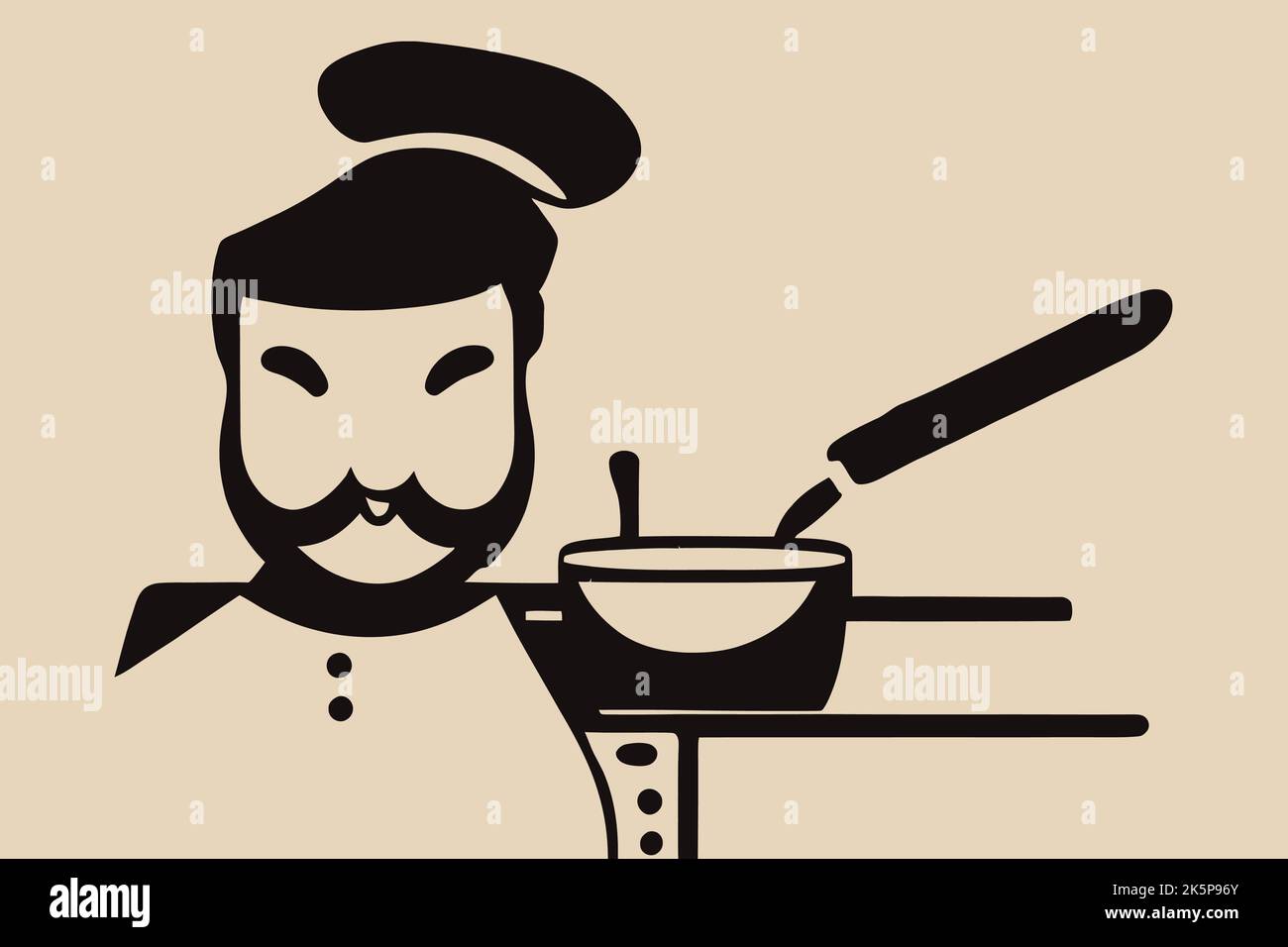 Cooking abstract Stock Vector Images - Alamy