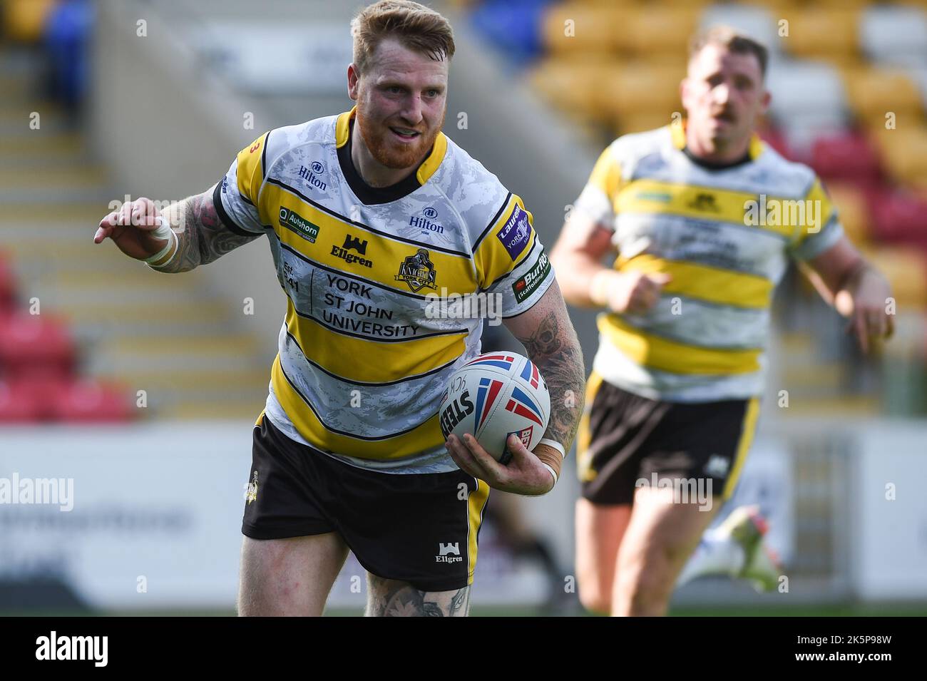 York, England -11th September 2022 - James Glover of York Knights in ...