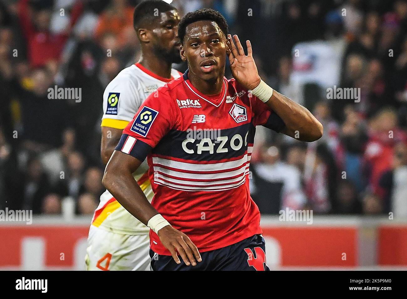 Jonathan david celebrates 2022 lille hi-res stock photography and ...