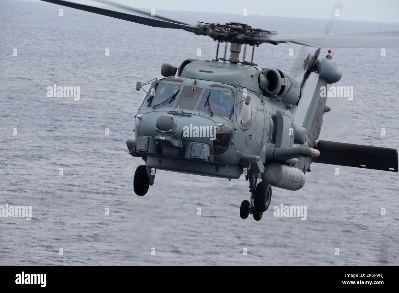 An MH-60R Sea Hawk, attached to the "Spartans" of Helicopter Maritime ...