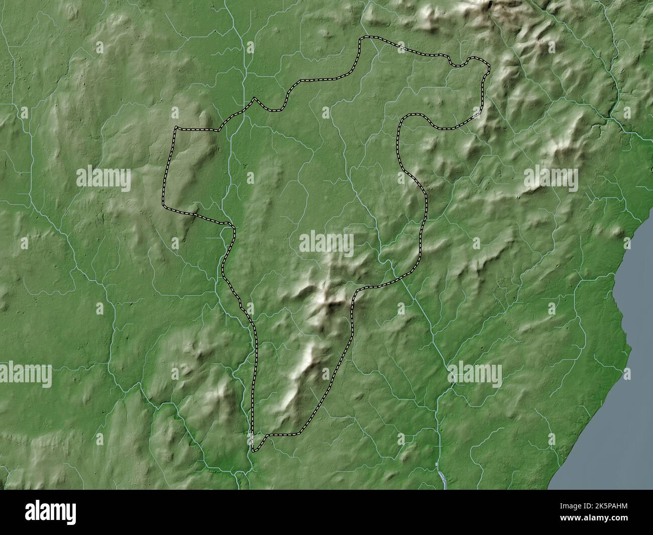 Carlow, county of Ireland. Elevation map colored in wiki style with ...