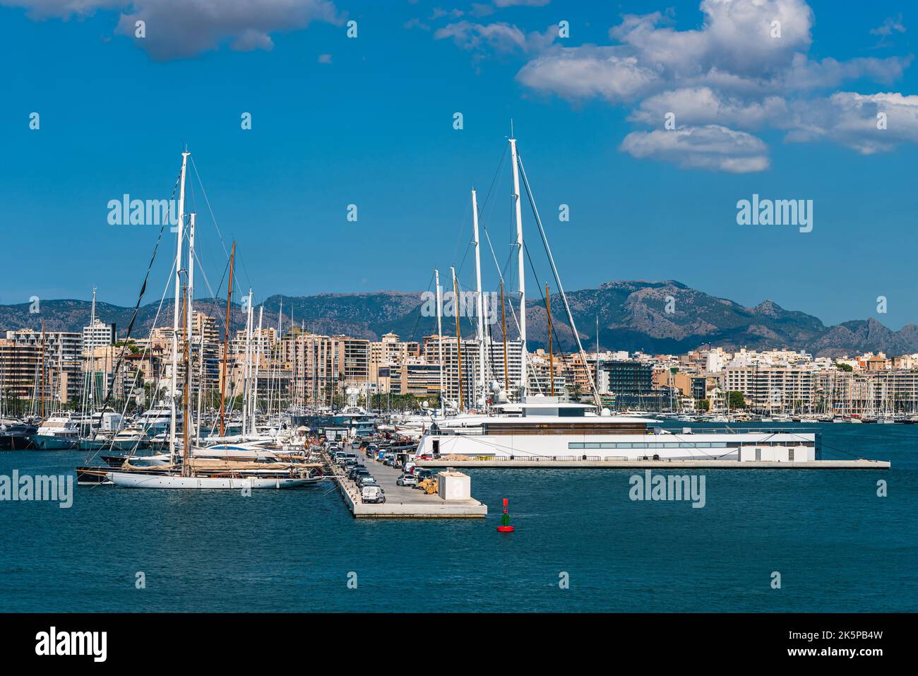 Marina and Harbor in Palma De Mallorca, Spain, Europe Stock Photo - Alamy