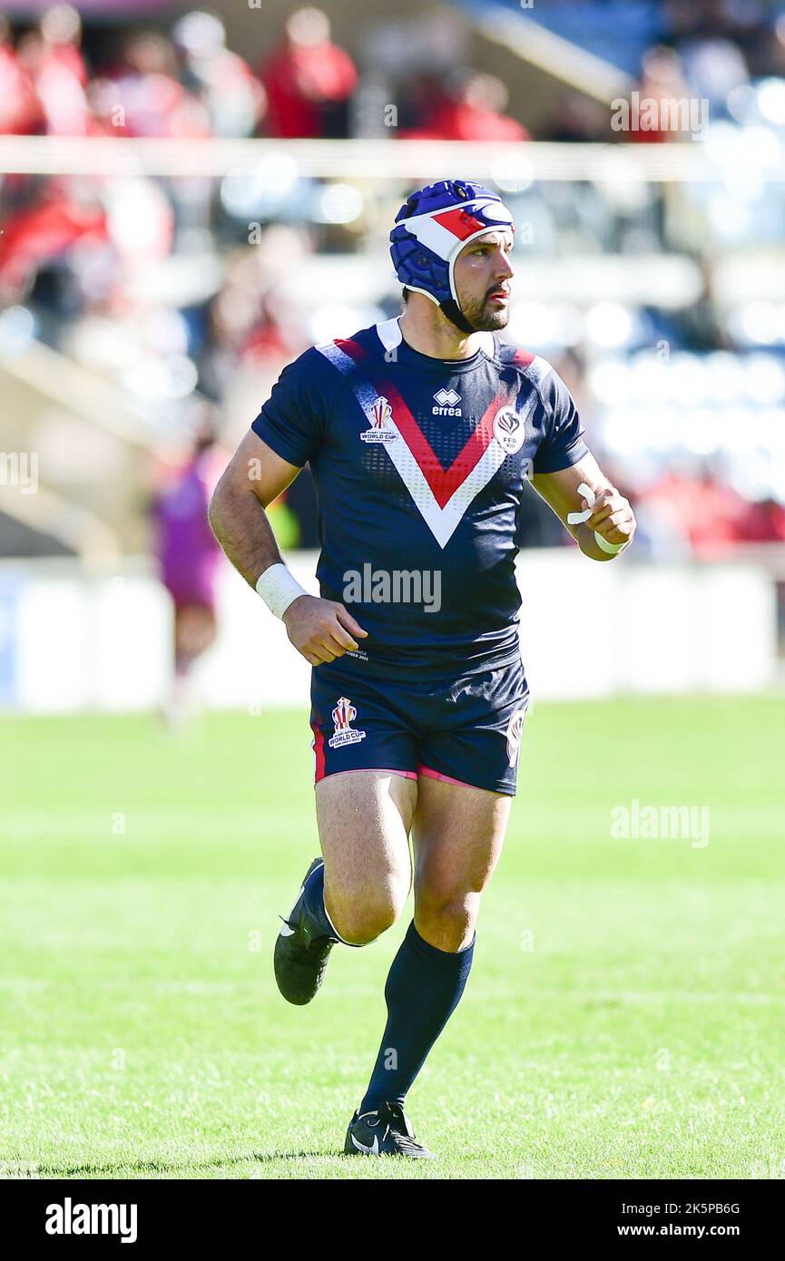 Halifax, England -8th October 2022 - Louis Jouffret of France, Rugby ...
